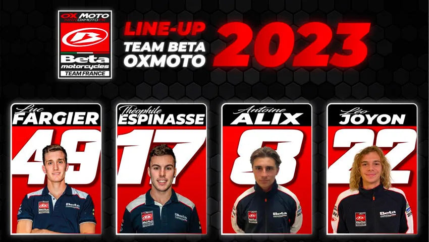 Revue d'effectif du team Beta Oxmoto – oxmoto
