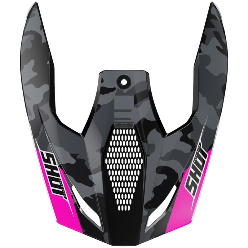 Visière Shot Furious Flash rose – oxmoto