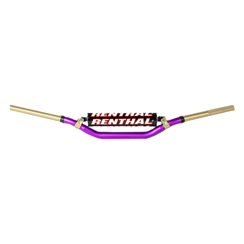 Guidon RENTHAL Twinwall violet Ø28,6mm 999 McGrath – oxmoto
