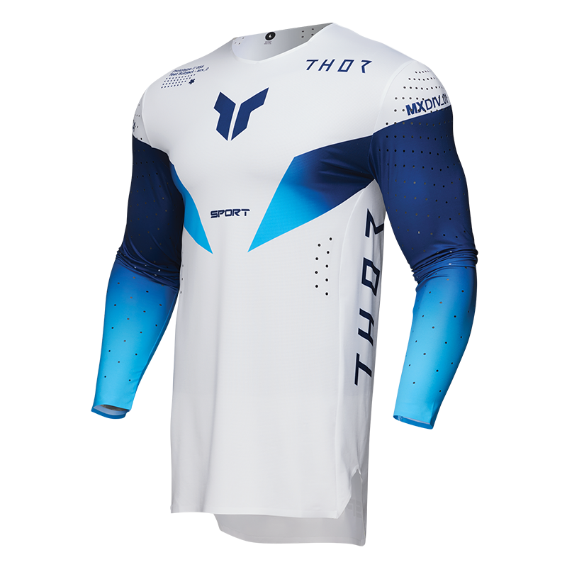 Maillot THOR Sportmode Strike navy 2025 – oxmoto