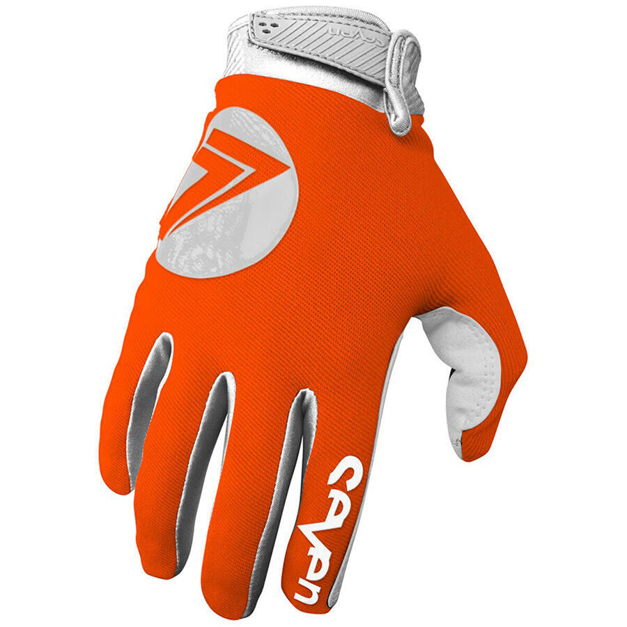 Gants Seven Annex 7 Dot orange fluo – oxmoto