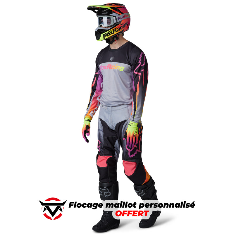 Tenue FOX 180 Statk gris 2023 – oxmoto